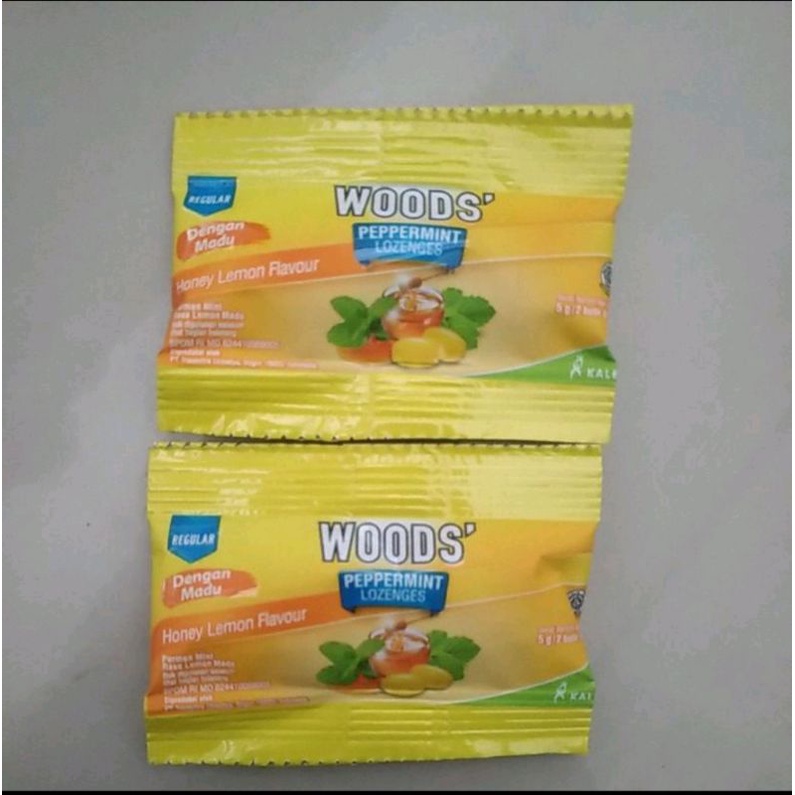 Jual WOODS PEPPERMINTS LOZENGES - PERMEN WOODS - RASA HONEY LEMON - PER ...