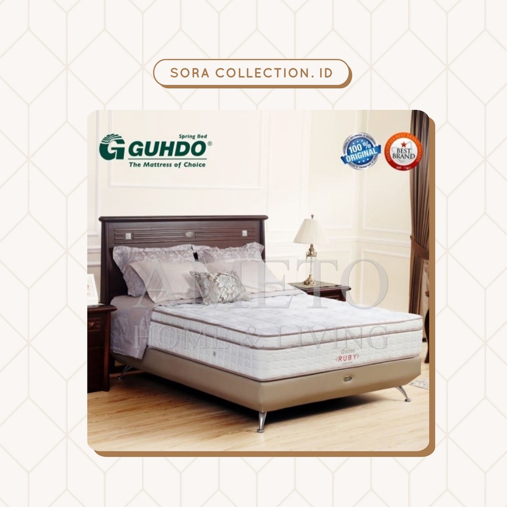 Jual Guhdo Springbed Ruby Dream 180x200 + Divan Virginian + Sandaran ...