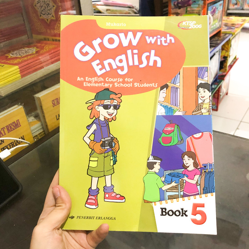 Jual Buku Grow with English Book 5 (Buku Belajar) Kelas 5 SD KTSP ...