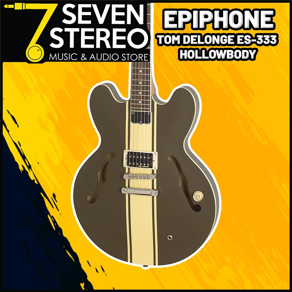 Jual Epiphone Tom Delonge ES-333 Hollowbody Electric Guitar RW Neck ...