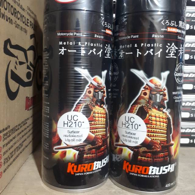 Jual Samurai Paint Cat Semprot UC H210* Surfacer Epoxy Warna Dasar Grey ...