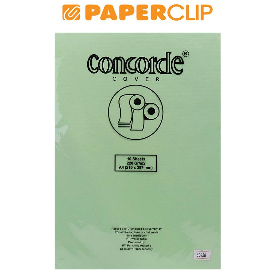 Jual KERTAS COVER A4 CONCORDE 80238 220 ISI 10 | Shopee Indonesia