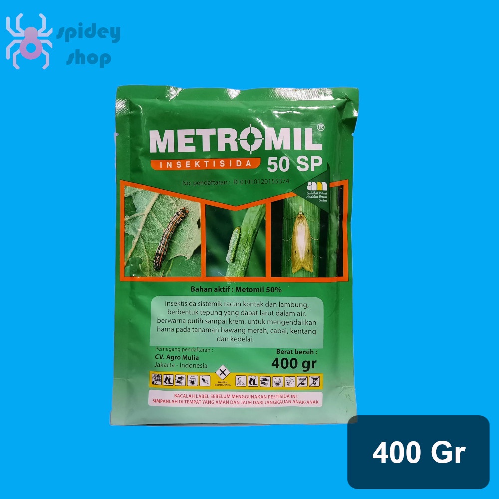 Jual Metromil 400 Gram Metomil Insektisida Ulat Grayak | Shopee Indonesia