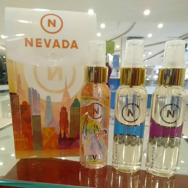 Jual BODYMIST NEVADA 100ML, 1 paket Isi 3 Aroma. | Shopee Indonesia