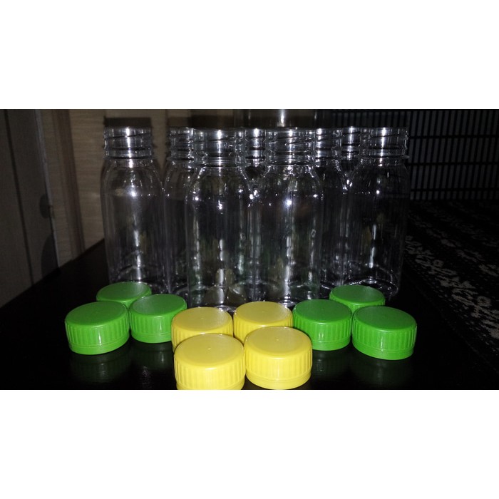 Jual Botol Plastik PET Ukuran 100 ml / Botol Plastik untuk Media Cat ...