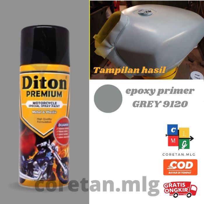 Jual Pilok Pilox Pilok Diton Premium Epoxy 9120 Primer Grey Cat Dasar ...