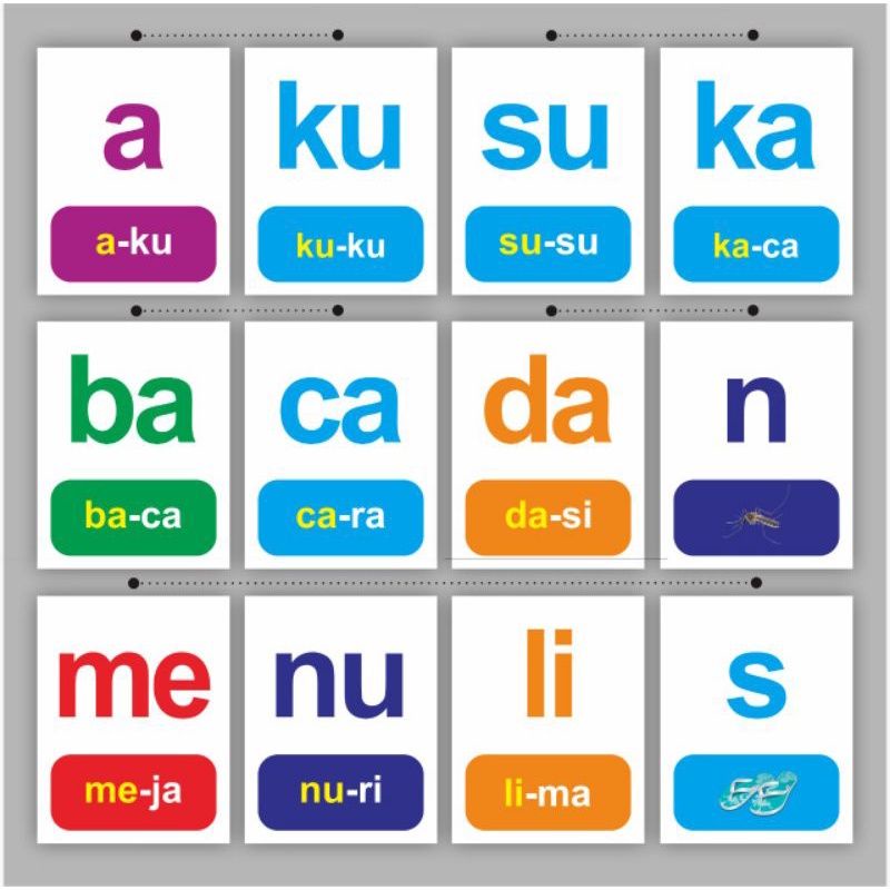 Jual COD!! Flashcard Belajar Membaca | Shopee Indonesia