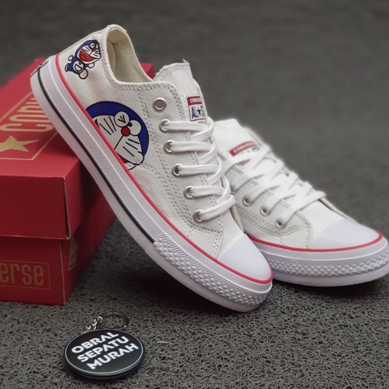 Jual OBRAL SEPATU CONVERSE 70S LOW X DORAEMON KARAKTER PUTIH GRADE ...