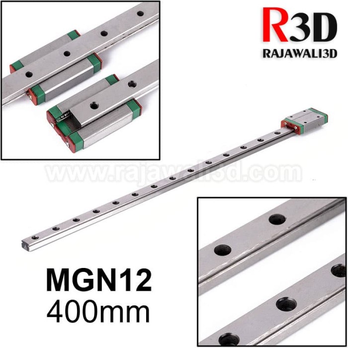 Jual MGN12 12mm L-400mm miniature linear rail slide linear guide | Shopee Indonesia