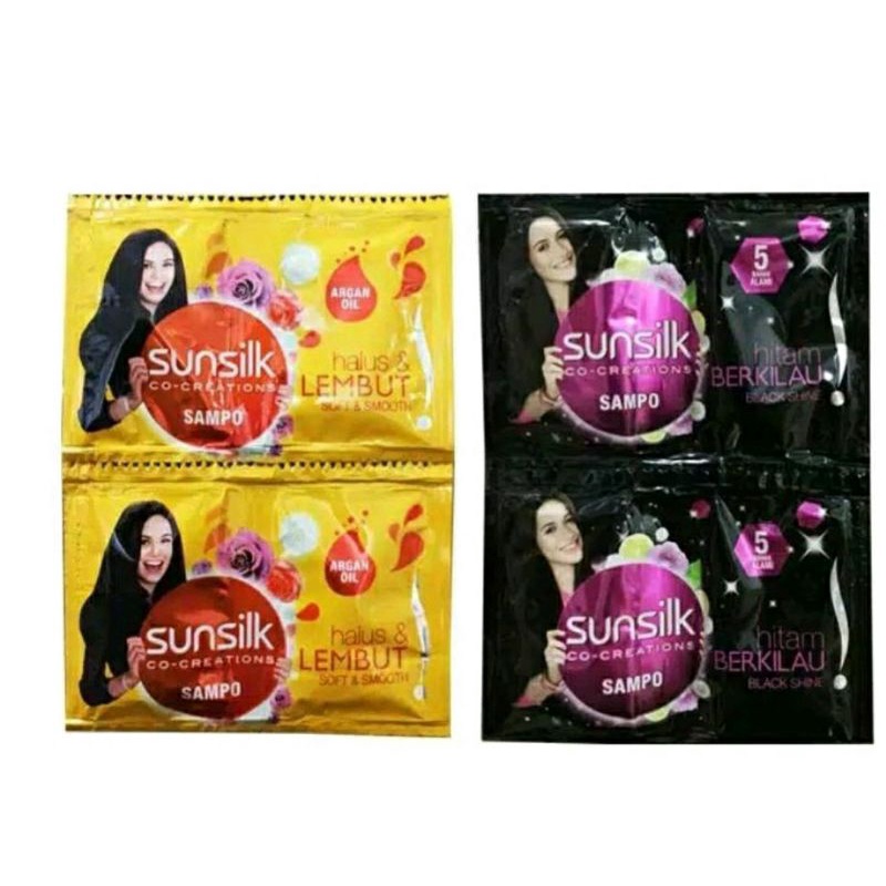Jual SAMPO SUNSILK 9ml 1 Renceng isi 12 Sachet | Shopee Indonesia