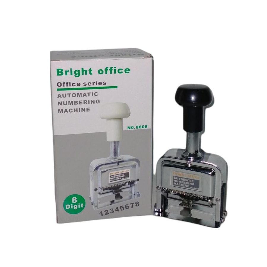 Jual STEMPEL CAP NOMOR OTOMATIS 8 DIGIT AUTOMATIC NUMBERING MACHINE ...