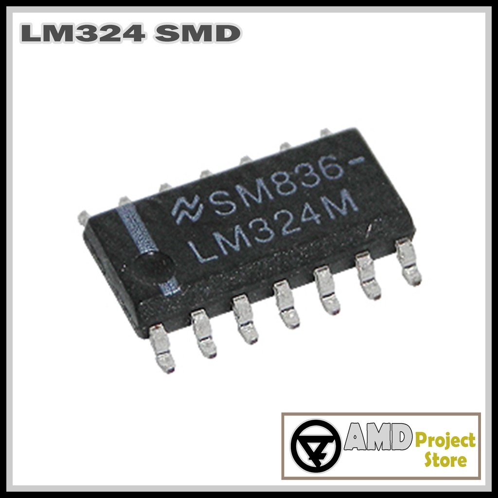 Jual IC LM324 LM324N LM 324 SMD Op-Amp Sop 14 Pin Amplifier Op Amp Analog | Shopee Indonesia