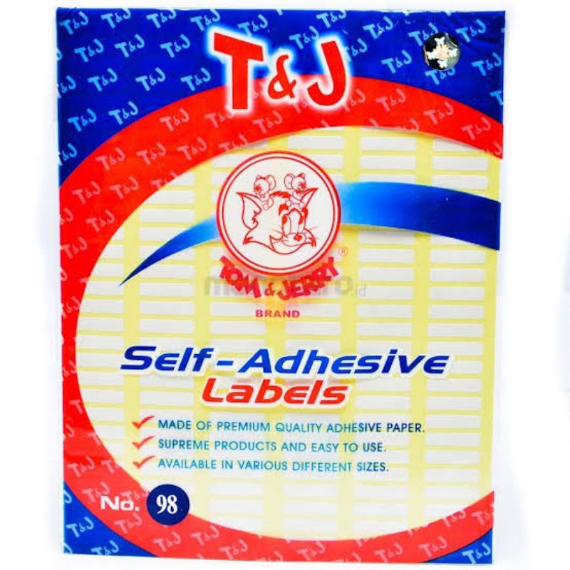 Jual Label T&J nomor 98 / Label Tom Jerry No. 98 | Shopee Indonesia