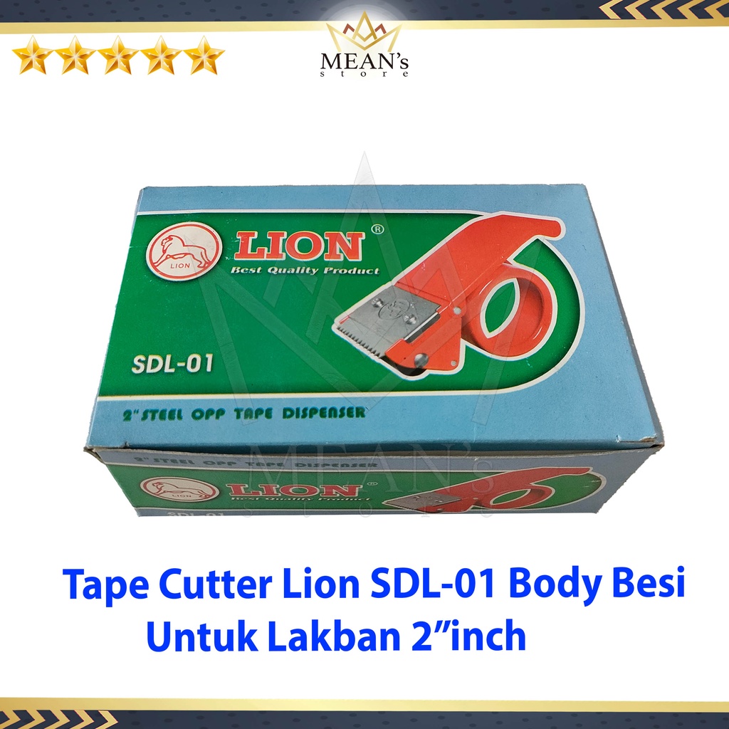 Jual Tape Cutter Lakban Lion SDL-01 / Pemotong Lakban Body Besi SDL 01 ...