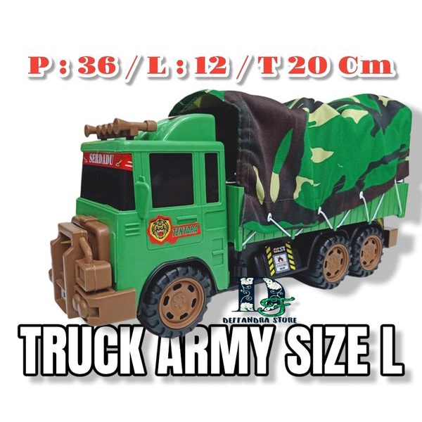 Jual Mobil truck tentara militer angkut mainan mobil anak fullback ...