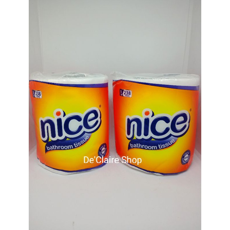 Jual Tisu Nice Bathroom Roll 238 Sheets 2 ply | Shopee Indonesia