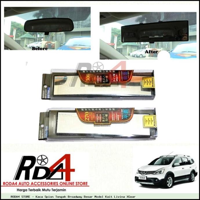 Jual Kaca Spion Tengah Broadway Besar Model Kait Livina XGear rod4 ...