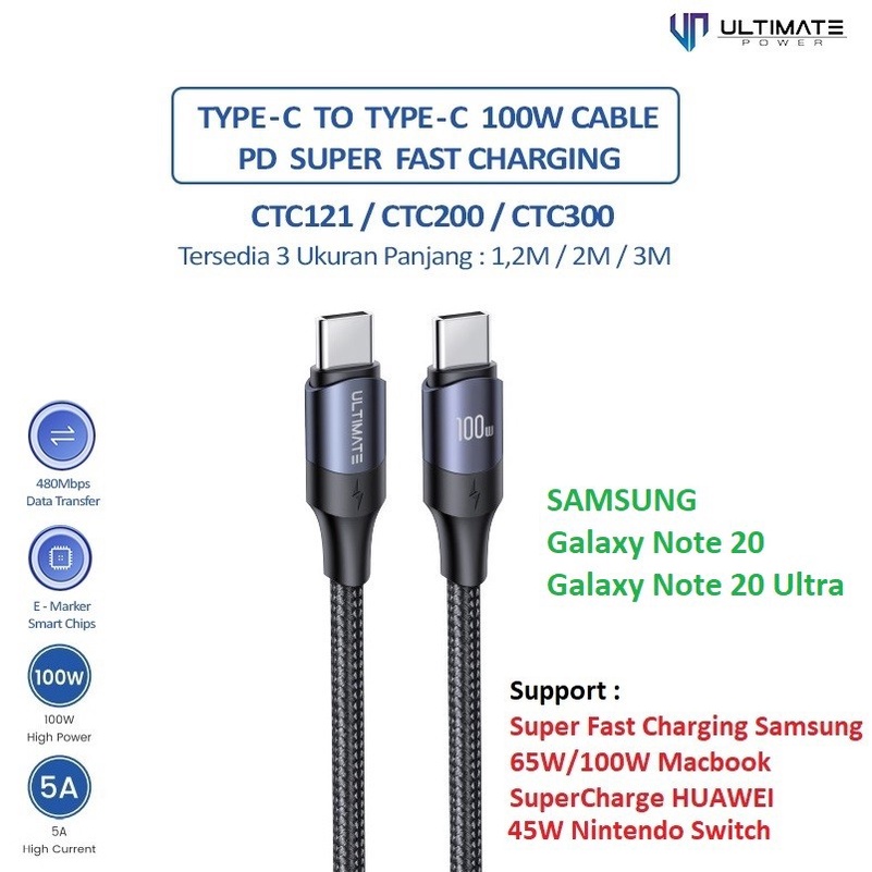 Jual Kabel Data Cable Samsung Note 20 Ultra Note20 Super Fast Charging 100W | Shopee Indonesia