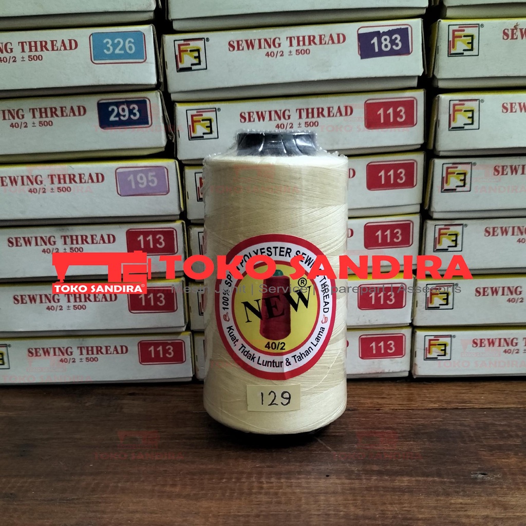 Jual 1 pcs Benang Jahit 40/2 NEW/benang katun 40/2/Benang jahit murah ...