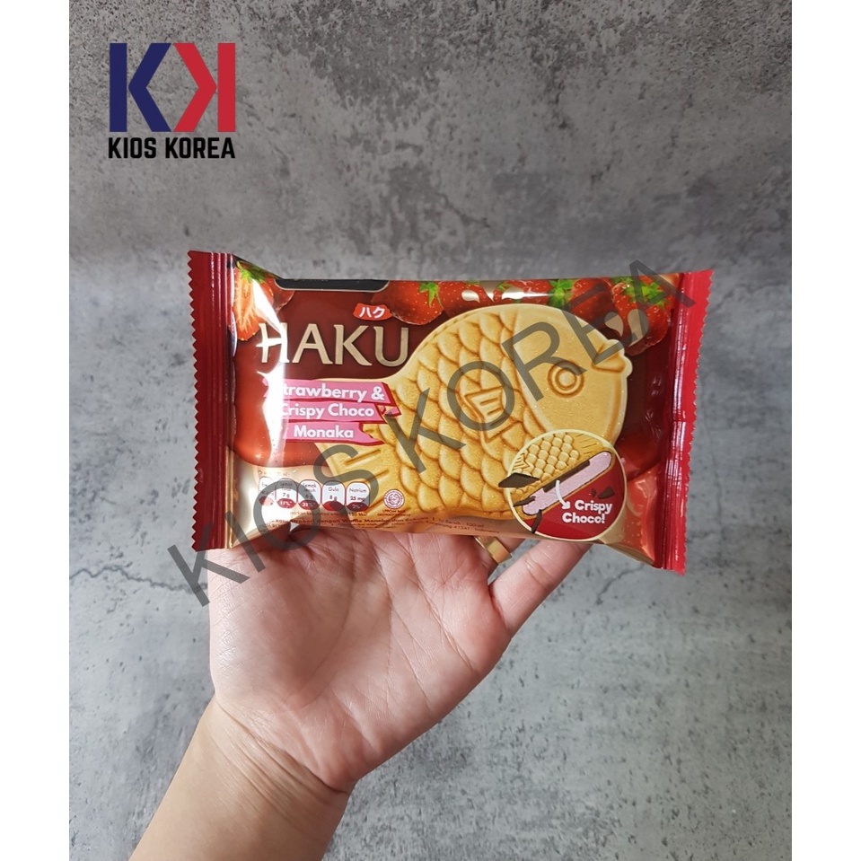 Jual Glico Wings Haku Strawberry & Crispy Choco Monaka 100ml - Es Krim Rasa Strawberry & Cokelat ...