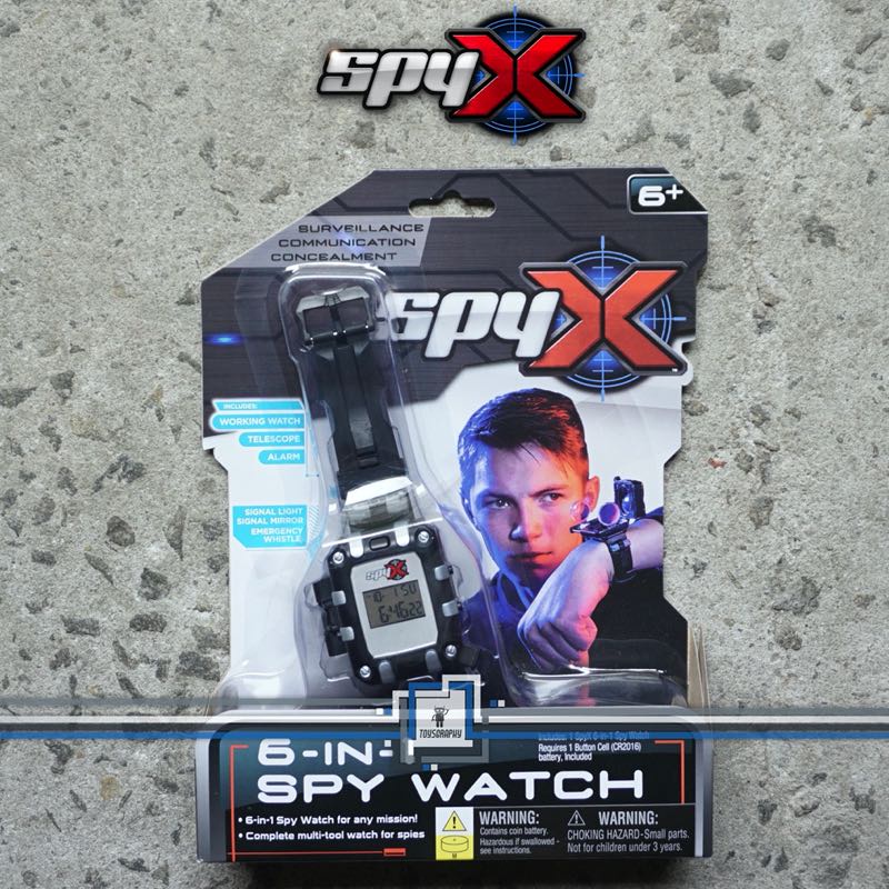 Jual Spy X 6in1 Spy Watch 6 in 1 Spyx Kids Secret Agent Toys Whistle ...