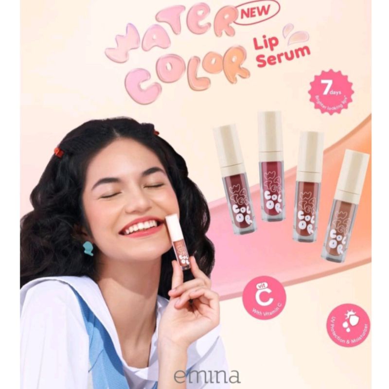 Jual EMINA WATER COLOR LIP SERUM *NEW | Shopee Indonesia