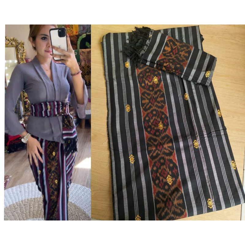 Jual SET KAMBEN//SET KAMBEN BALI// KAMBEN LEMBARAN/Kamen endek set ...