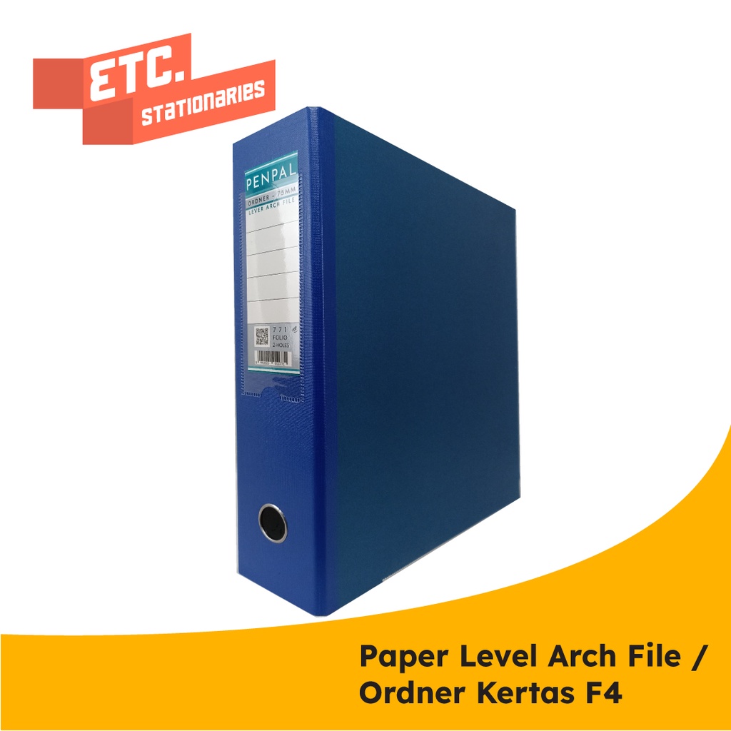 Jual Penpal Paper Lever Arch File / Ordner Kertas Folio [F4] PL-771 ...