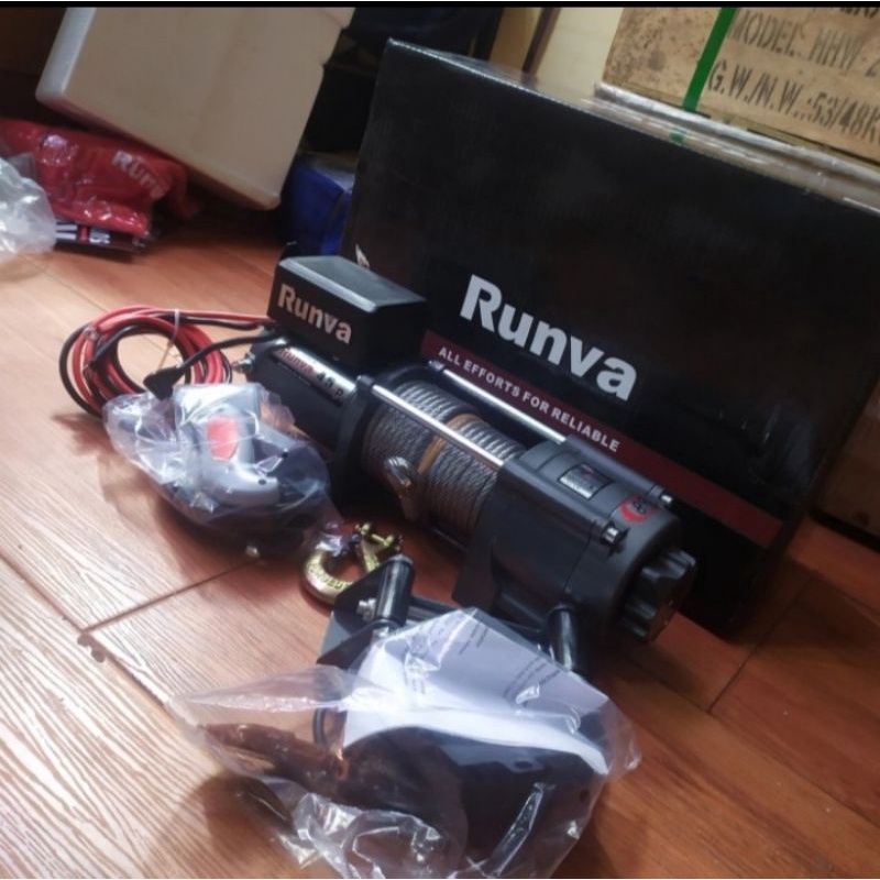 Jual WINCH ELECTRIC (2 ton DC 12 volt ) katrol mobil / 4500 LB | Shopee ...