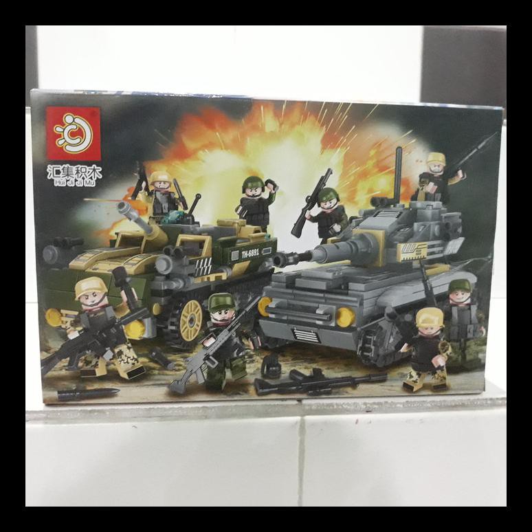 Jual Lego Brick Tank Amphibi Militer Kendaraan Mobil Perang Misil 3 In ...