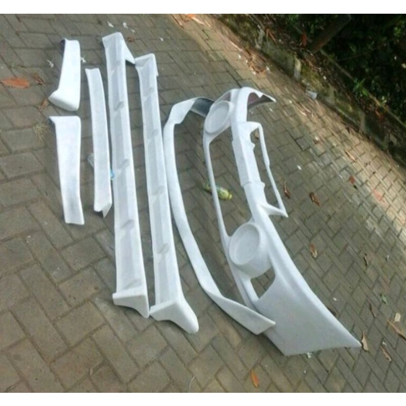 Jual Bodykit bumper lancer evo 4 ck4 1997-2000 model GSR epoxy | Shopee Indonesia