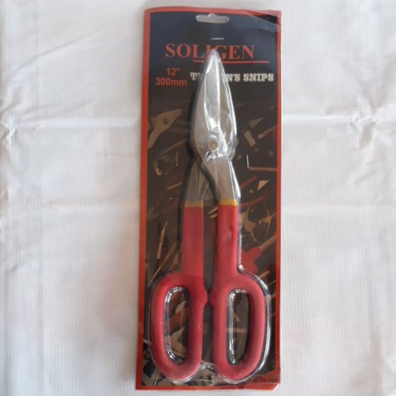 Jual GUNTING SENG/GUNTING BAJA RINGAN 12"(SOLIGEN) | Shopee Indonesia
