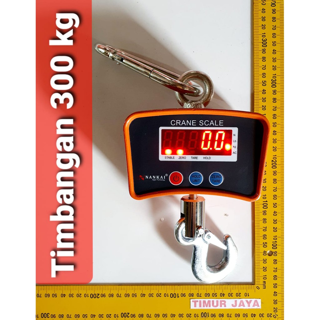 Jual Timbangan Gantung Digital / Timbangan Crane Scale 300 Kg timbangan ...