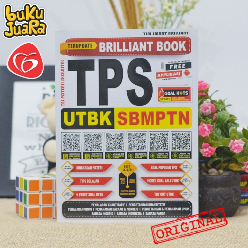 Jual BUKU MATERI DAN LATIHAN SOAL TPS UTBK SBMPTN BRILLIANT BOOK | Shopee Indonesia
