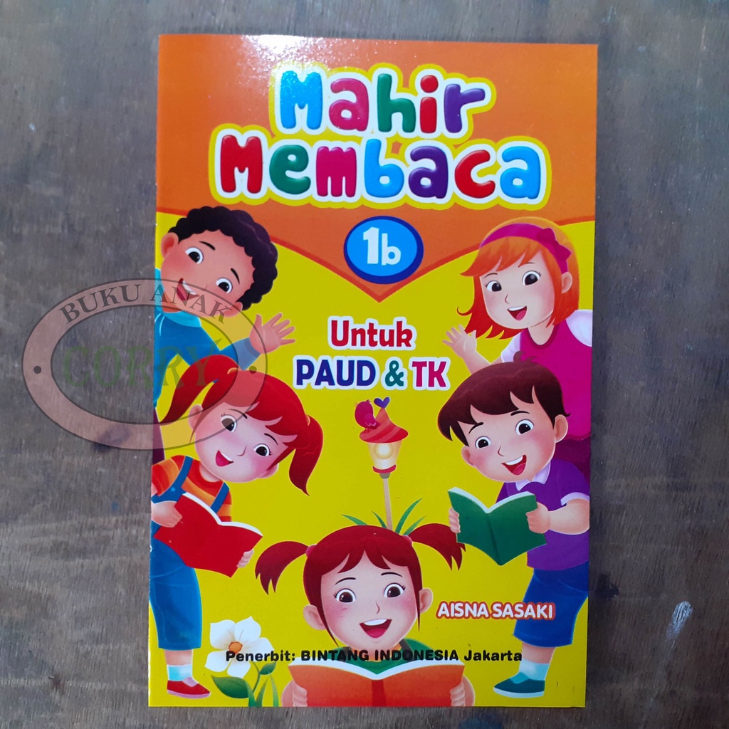 Jual Buku Belajar Anak Mahir Membaca PAUD TK 1B Gambar Vokal Edukasi ...