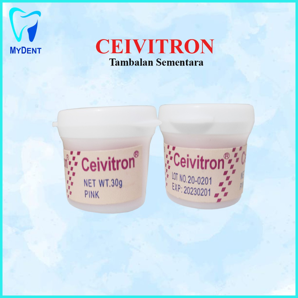 Jual CEVITRON CEIVITRON CAVIT TAMBALAN GIGI SEMENTARA SERUPA CAVITON ...