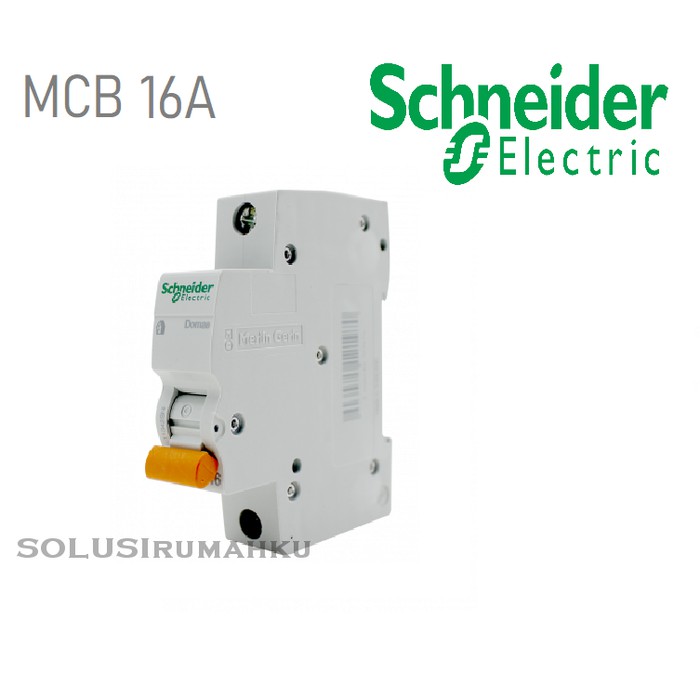 Jual MCB SCHNEIDER 16A SNI SIKRING 16 AMPERE 3500 WATT MERLIN GERIN | Shopee Indonesia