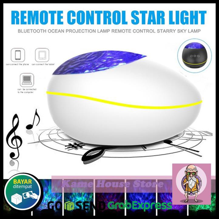 Jual Led Starry Night Sky Projector Lamp Ocean Wave Star Light Room ...