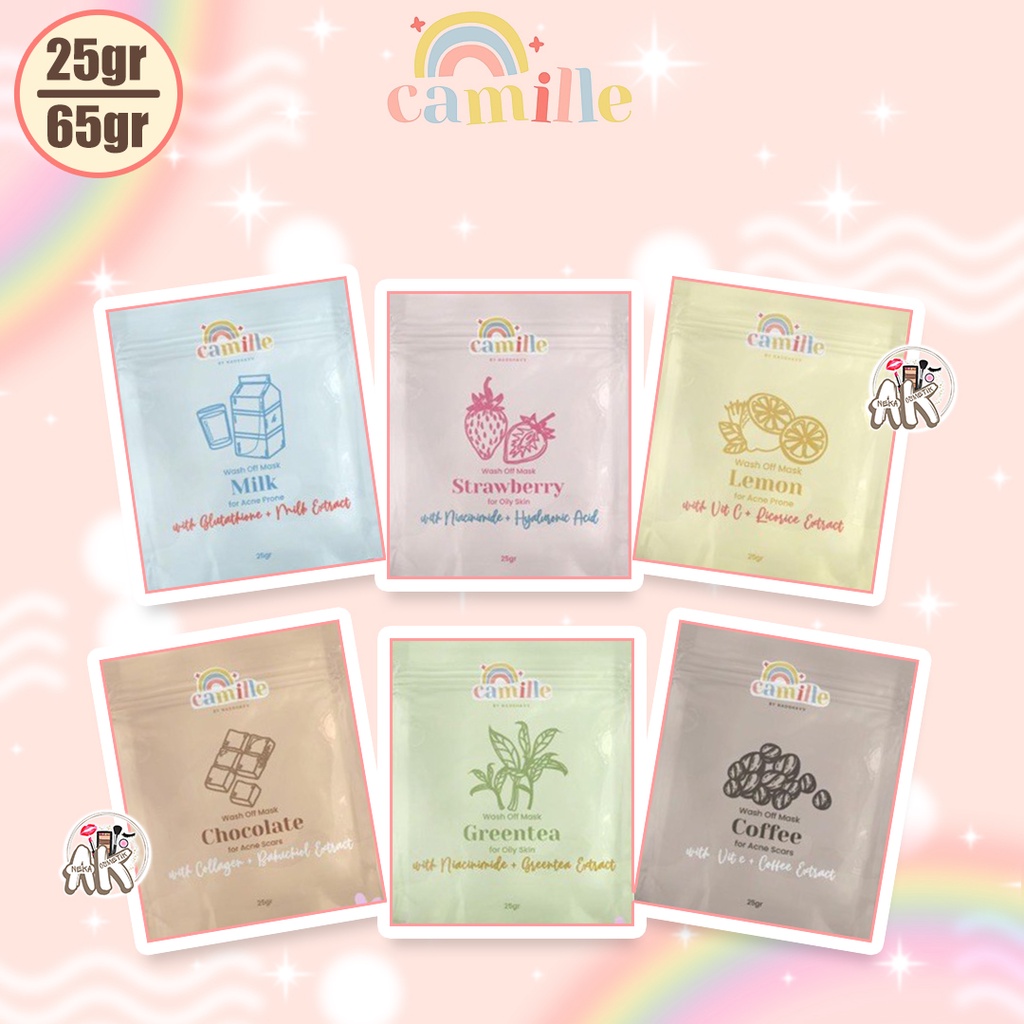 Jual CAMILLE MASKER WAJAH WASH OFF (25GR / 65GR) | Shopee Indonesia