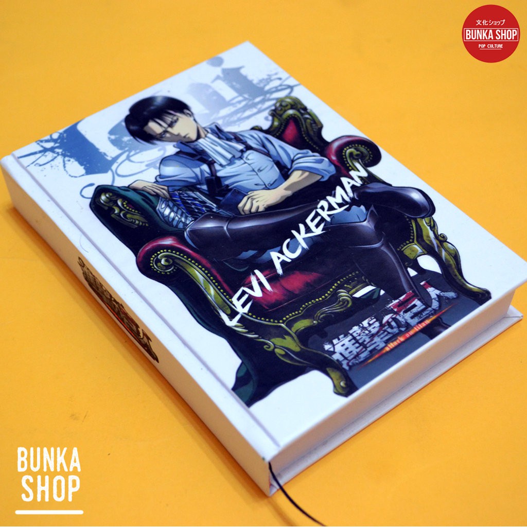 Jual Pocket Book Anime Shingeki no Kyojin Levi Ackerman Hardcover A6 ...