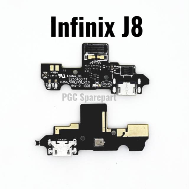 Jual Original Papan Konektor PCB Connector Charger & MIC Infinix J8 ...