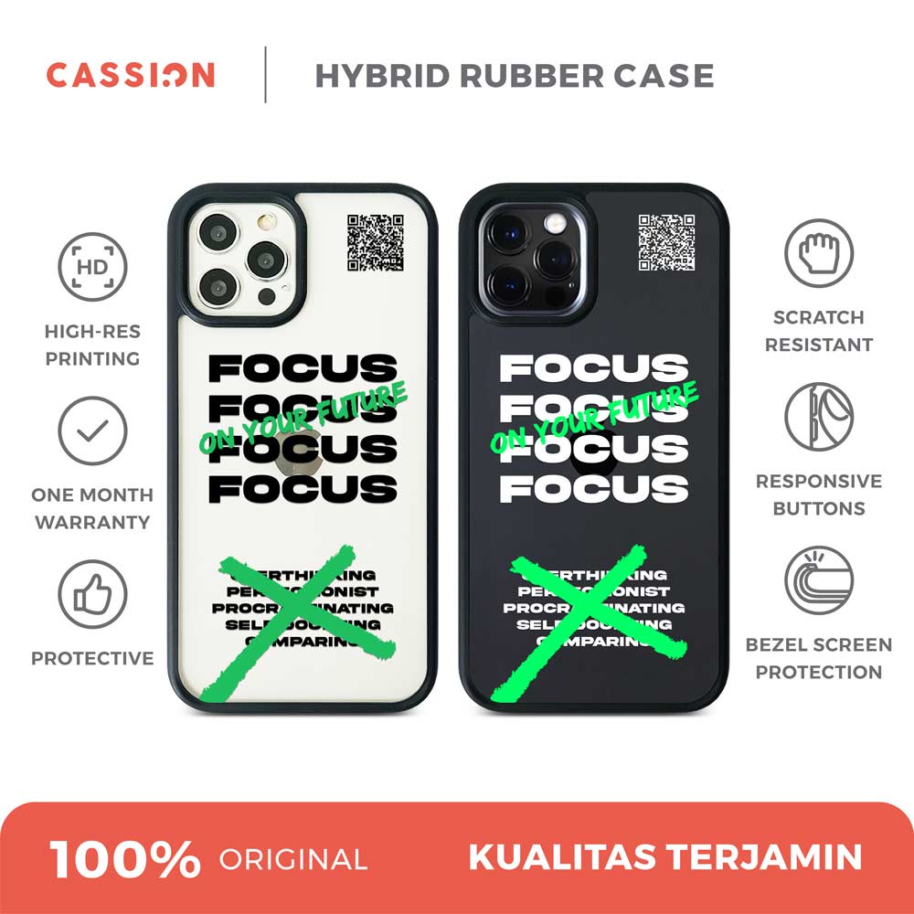 Jual Case iPhone 11 Pro Max Hybrid Crystal Cassion Focus on Your Future ...