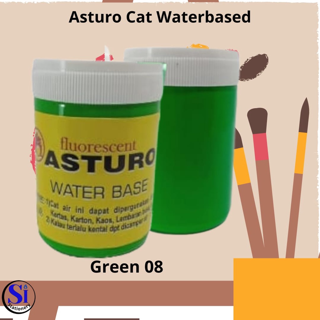 Jual Cat ASTURO Water Based 100ml / Cat Air ASTURO 100ml | Shopee Indonesia