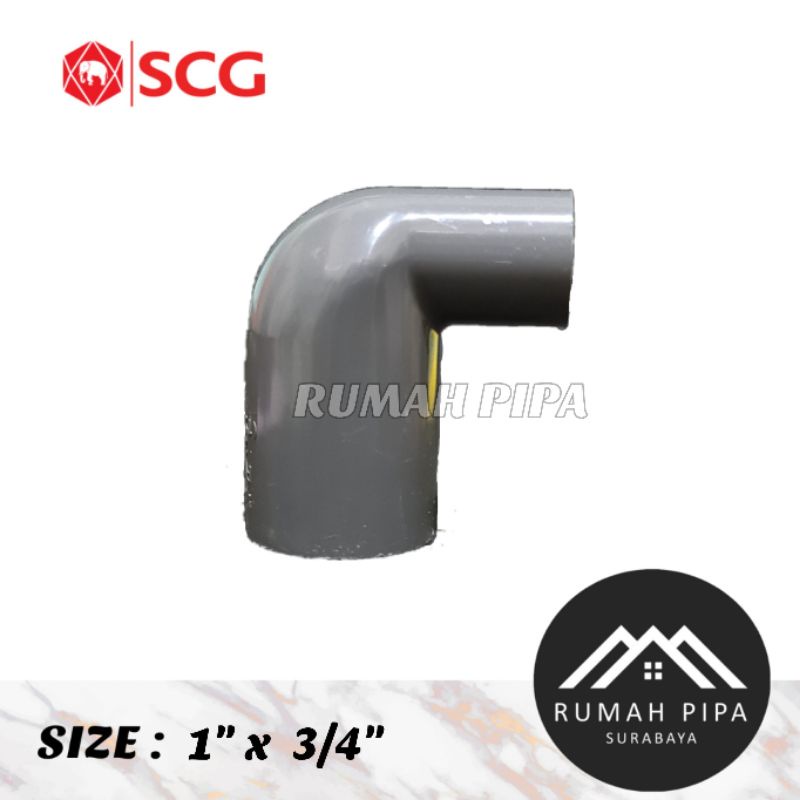 Jual Verlop Knee 1” x 3/4” AW / Reducer Elbow 1” x 3/4” AW - SCG ...