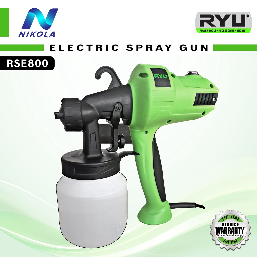 Jual RYU RSE800 ELECTRIC SPRAY GUN MESIN SEMPROT CAT LISTRIK RSE 800 ...