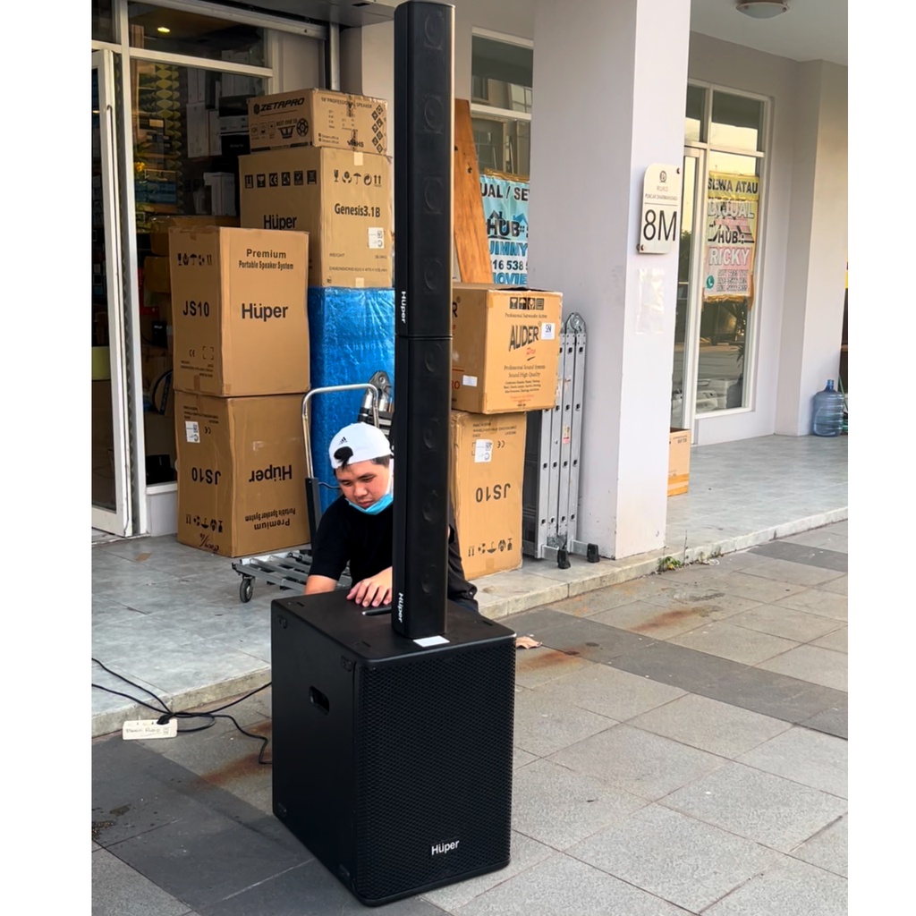 Jual speaker Aktif HUPER Genesis 3.1 - Hitam | Shopee Indonesia