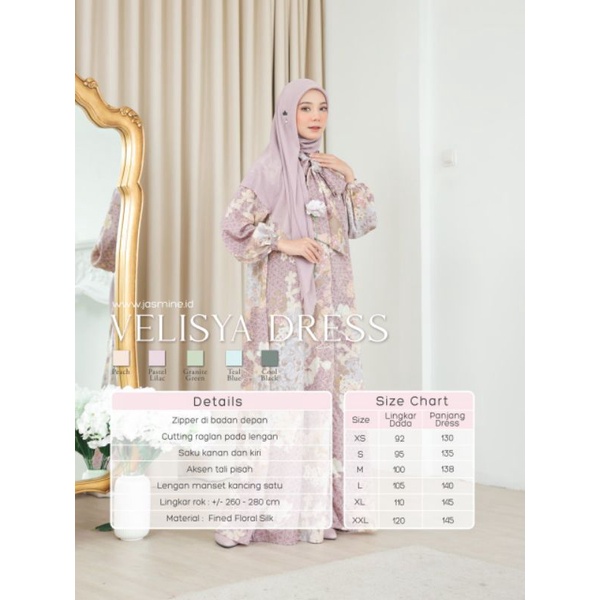 Jual VELISYA DRESS JASMINE By Lidia Hadiwinoto | Shopee Indonesia