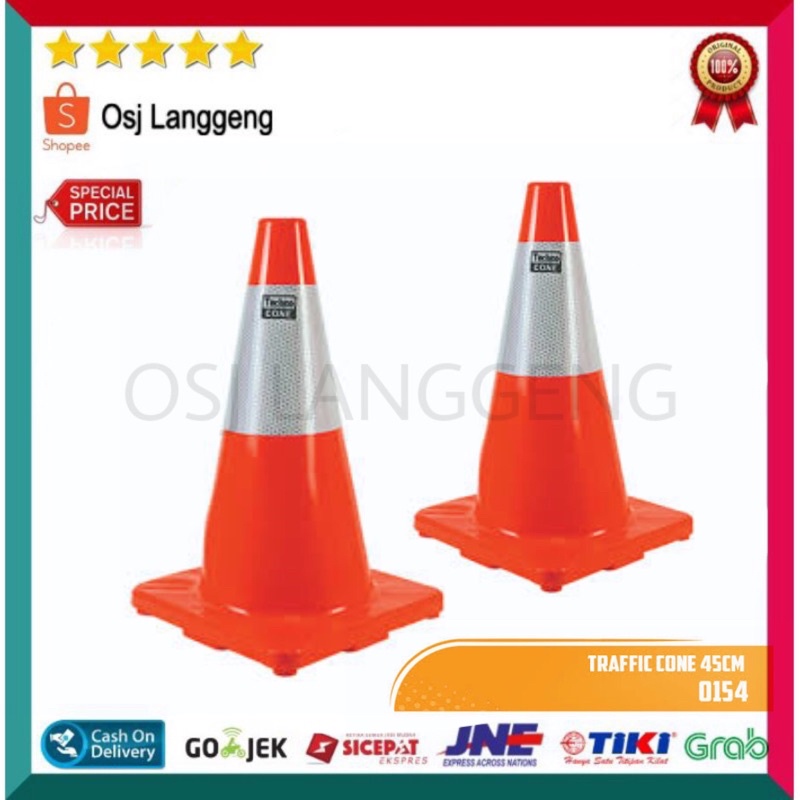 Jual Safety Traffic Cone / Kerucut Lalu Lintas Techno 0154 Leopard ...