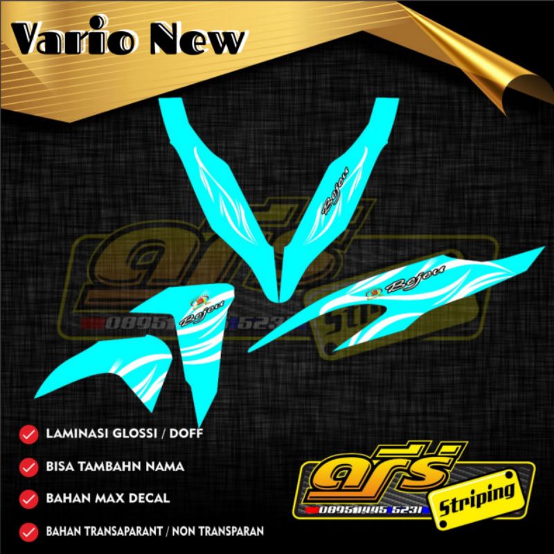 Jual Striping Vario New Bejeu Transparan Variasi | Shopee Indonesia