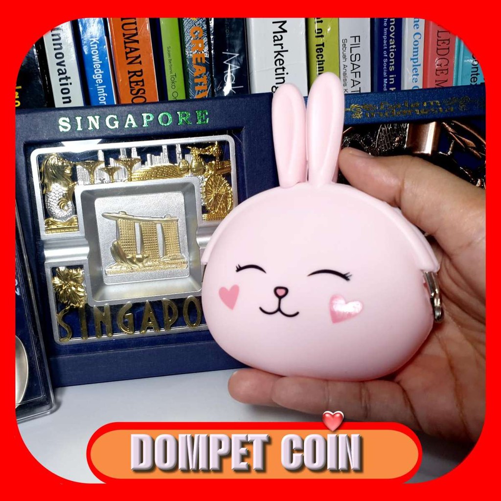 Jual Dompet Coin Dompet Kecil untuk Uang Koin Karakter Kartun Kelinci ...